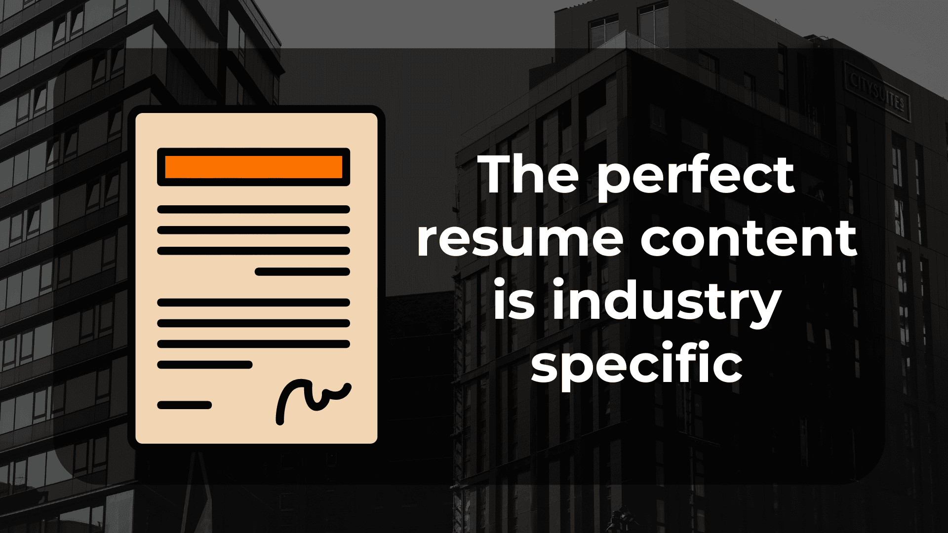 How to write the perfect Executive Resume