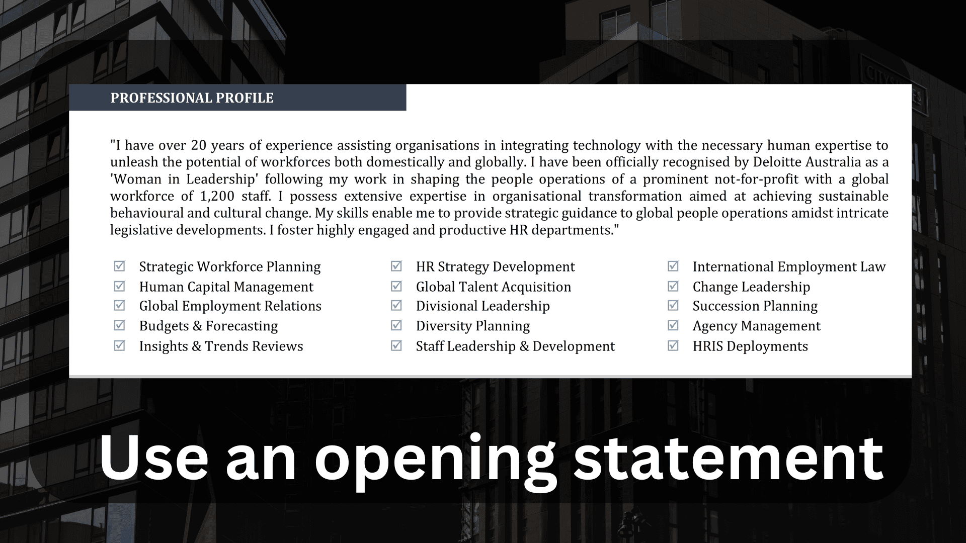 How to Write the Perfect HR Resume